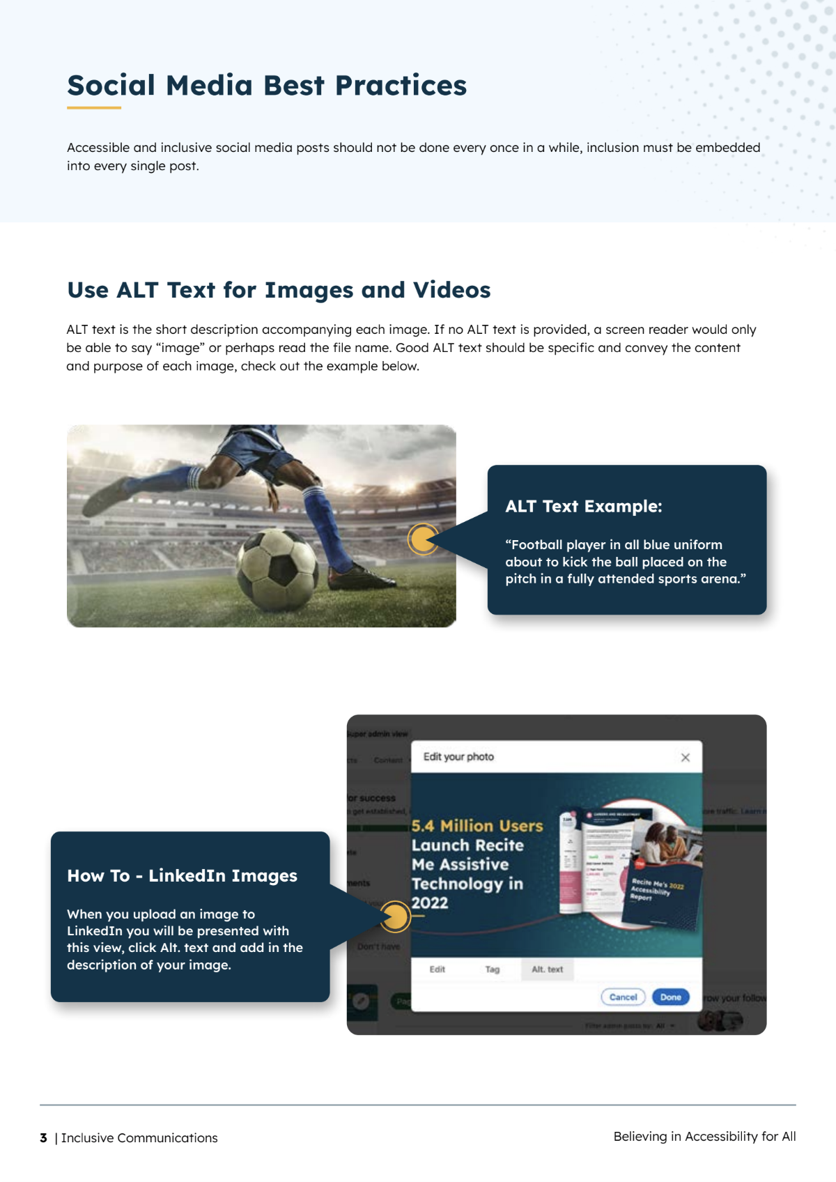 Inclusive Communications Quick Guide